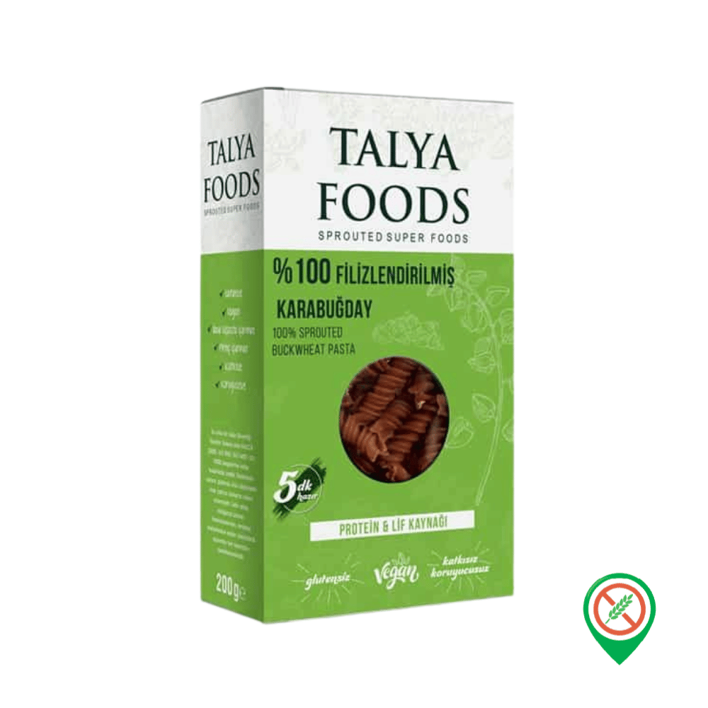 Talya Foods %100 Filizlendirilmiş Karabuğday Makarnası 200 gr ...